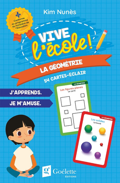 VIVE L'ECOLE! - CARTES-ECLAIR - 6. LA GEOMETRIE - NUNES - Livres ...